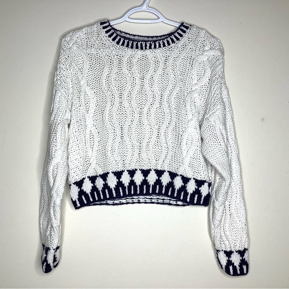 Chaus | Sweaters | Vintage Chaus Sport Cropped Knit Sweater | Poshmark